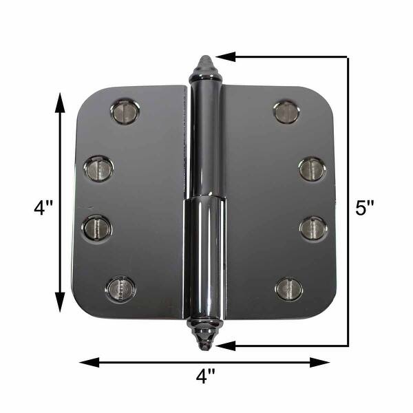 4 Lift Off Left Door Hinge Radius Chrome Decor Tip Renovators Supply Inc Bed Bath And Beyond